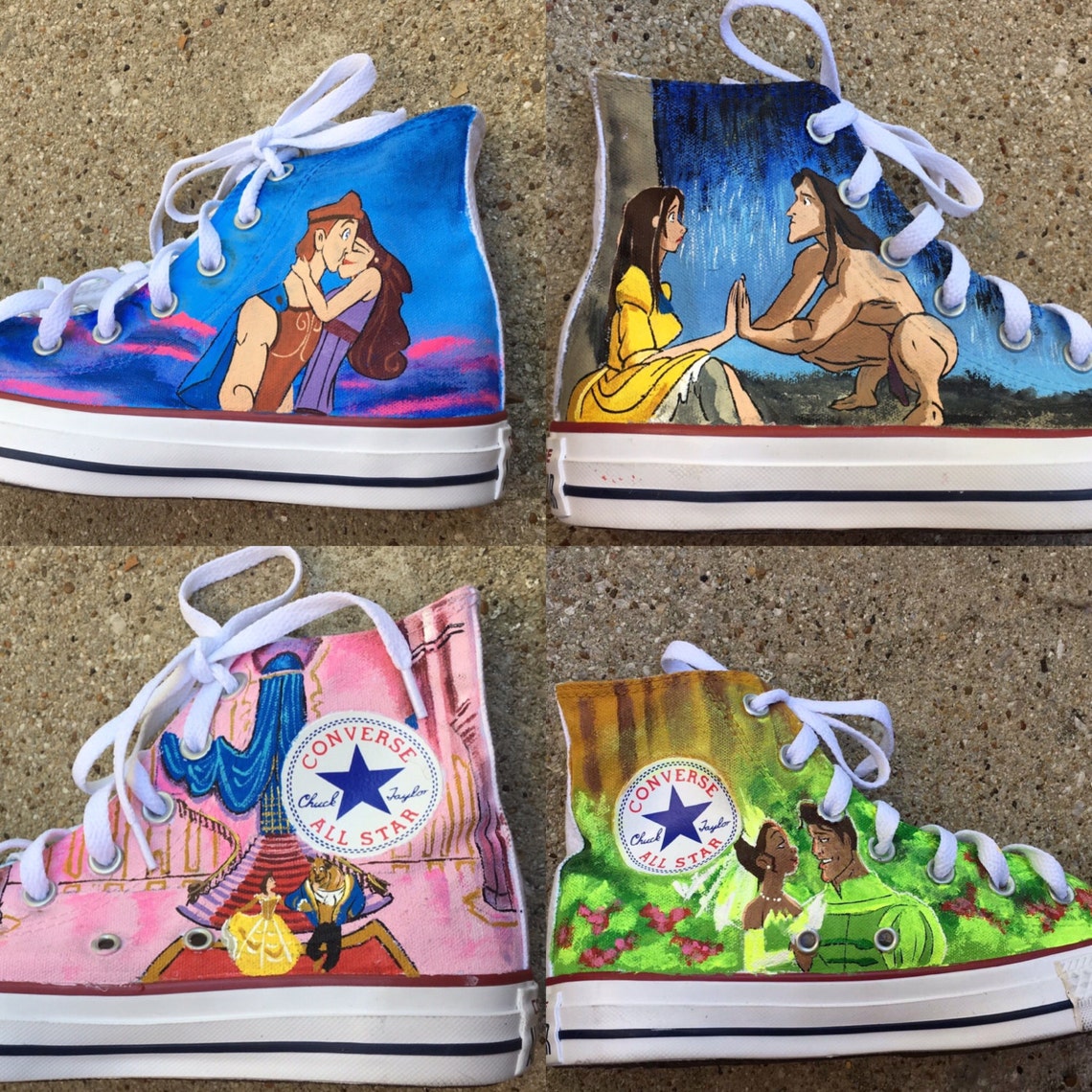 Hand Painted Converse : Your Choice of Characters | Etsy