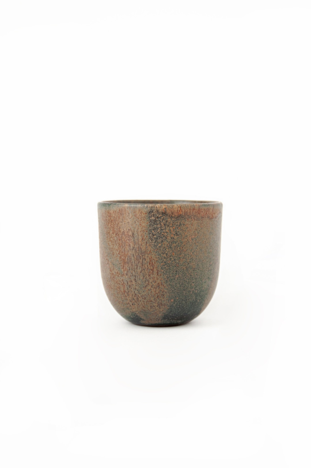 Handmade Stoneware Espresso Cup: Rust Wabi Sabi Glaze, Coffee Lover ...