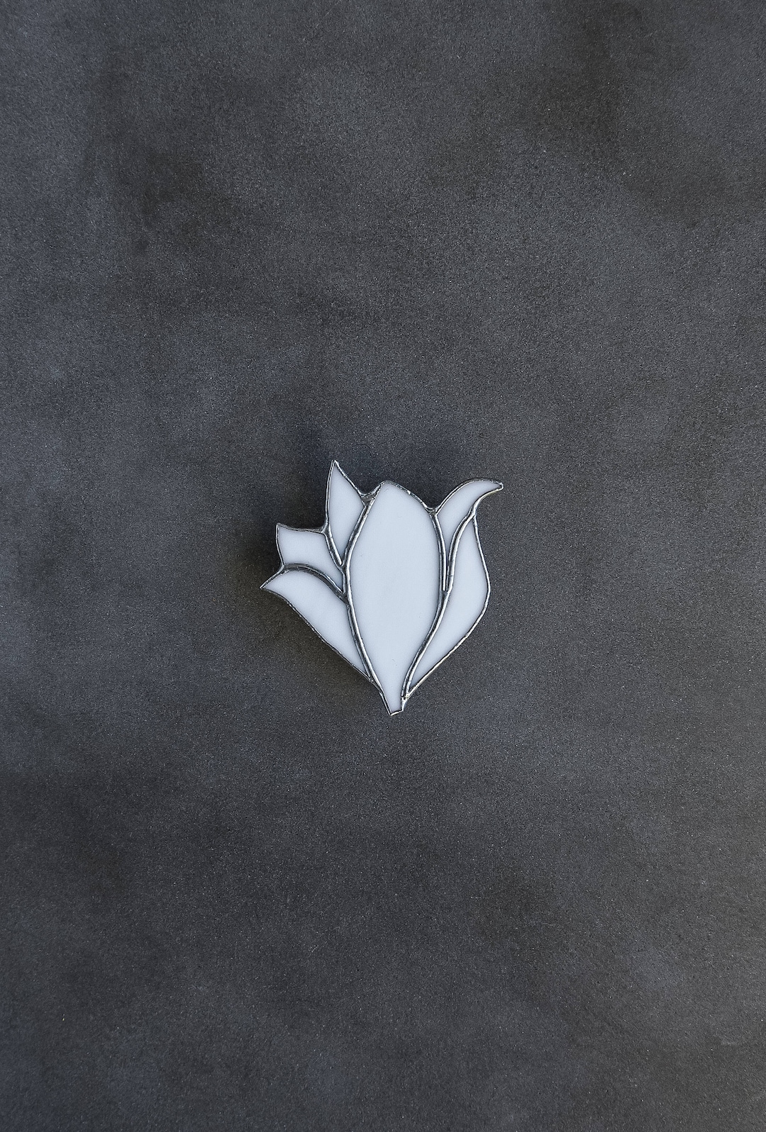 Stained Glass Flower Brooch. Lotus | Stained Glass Art | Stained Glass ...