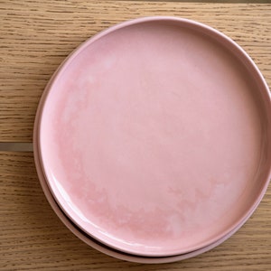 Dinner Plate Porcelain Dinner Powder Pink Plate Ceramic Dinnerware ...