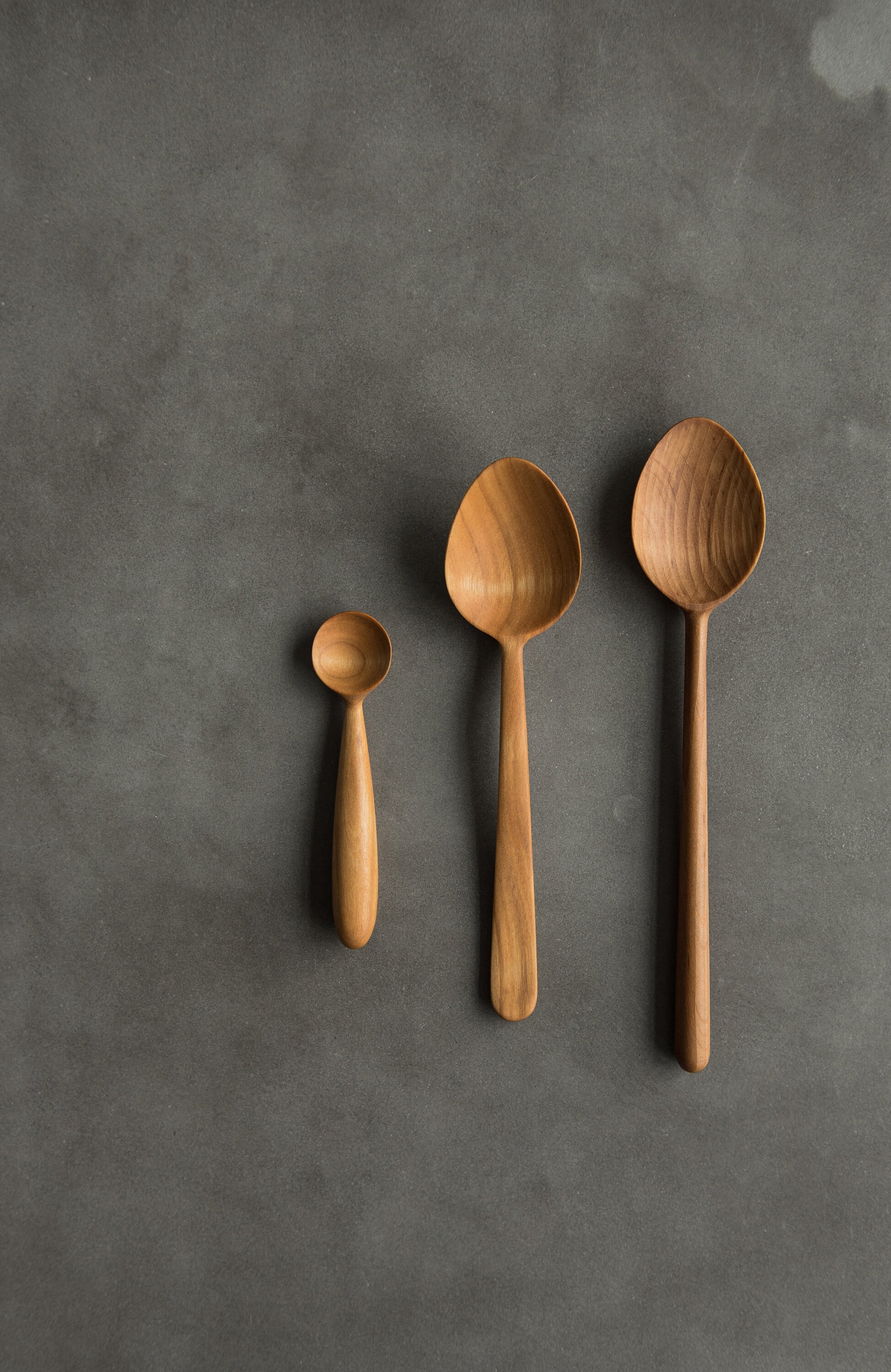 Hand Carved Wooden Spoon with Straight Handle Wood Spoon | Etsy