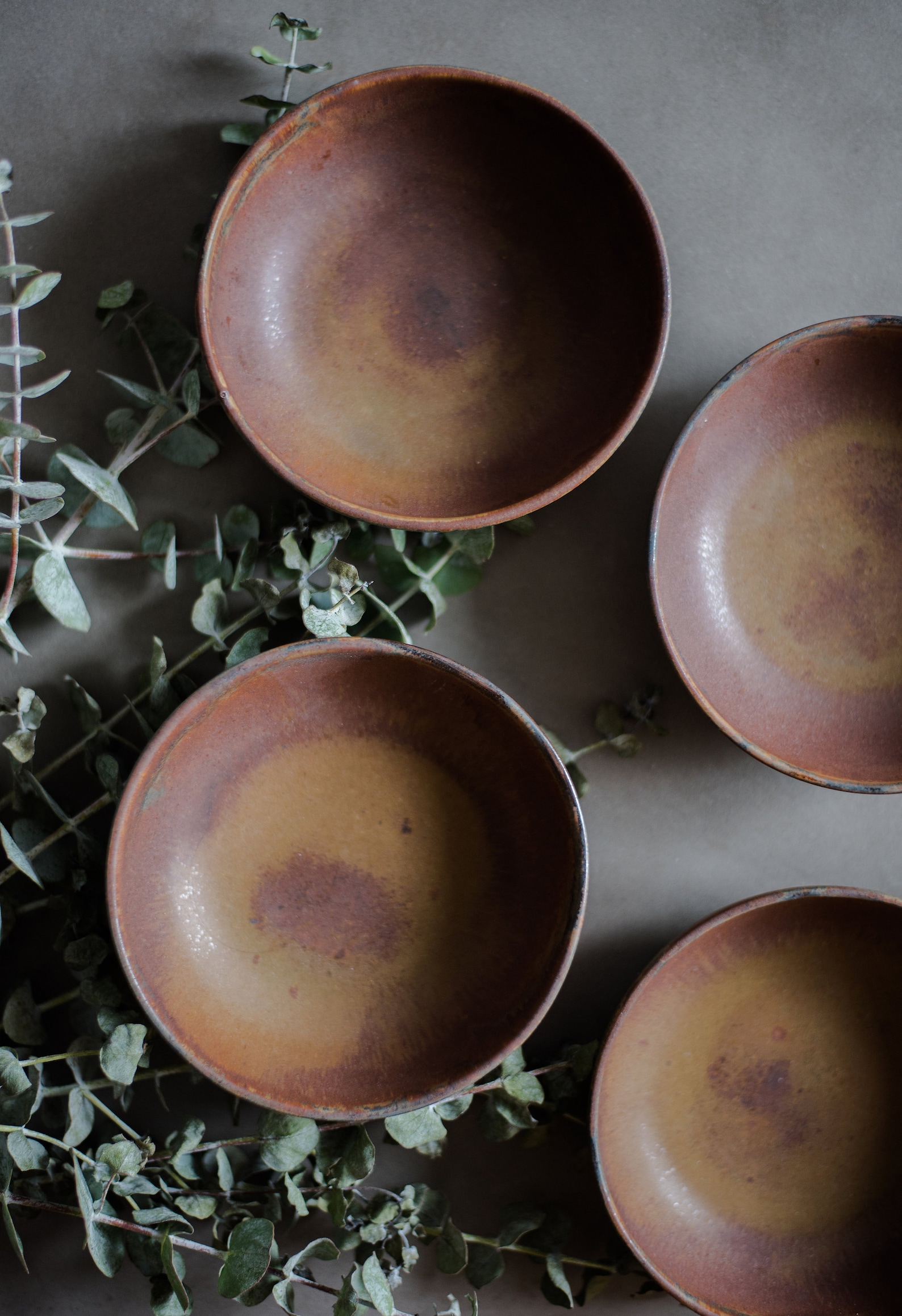 Handmade Wabi Sabi Stoneware Mini Bowl: Rust Ceramic Dinnerware - Etsy