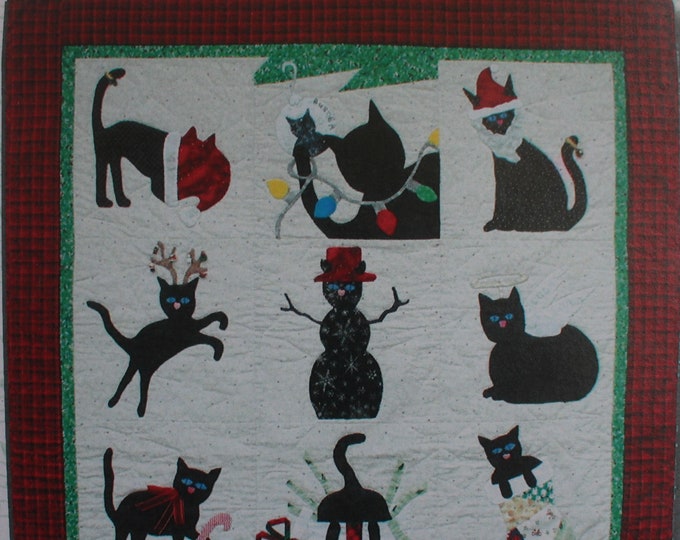 Pattern Cat Quilt CHRISTMAS With BUSTER Judi Maxwell Jukebox Quilts ...