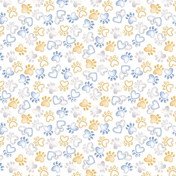 Paw Print Fabric - Etsy