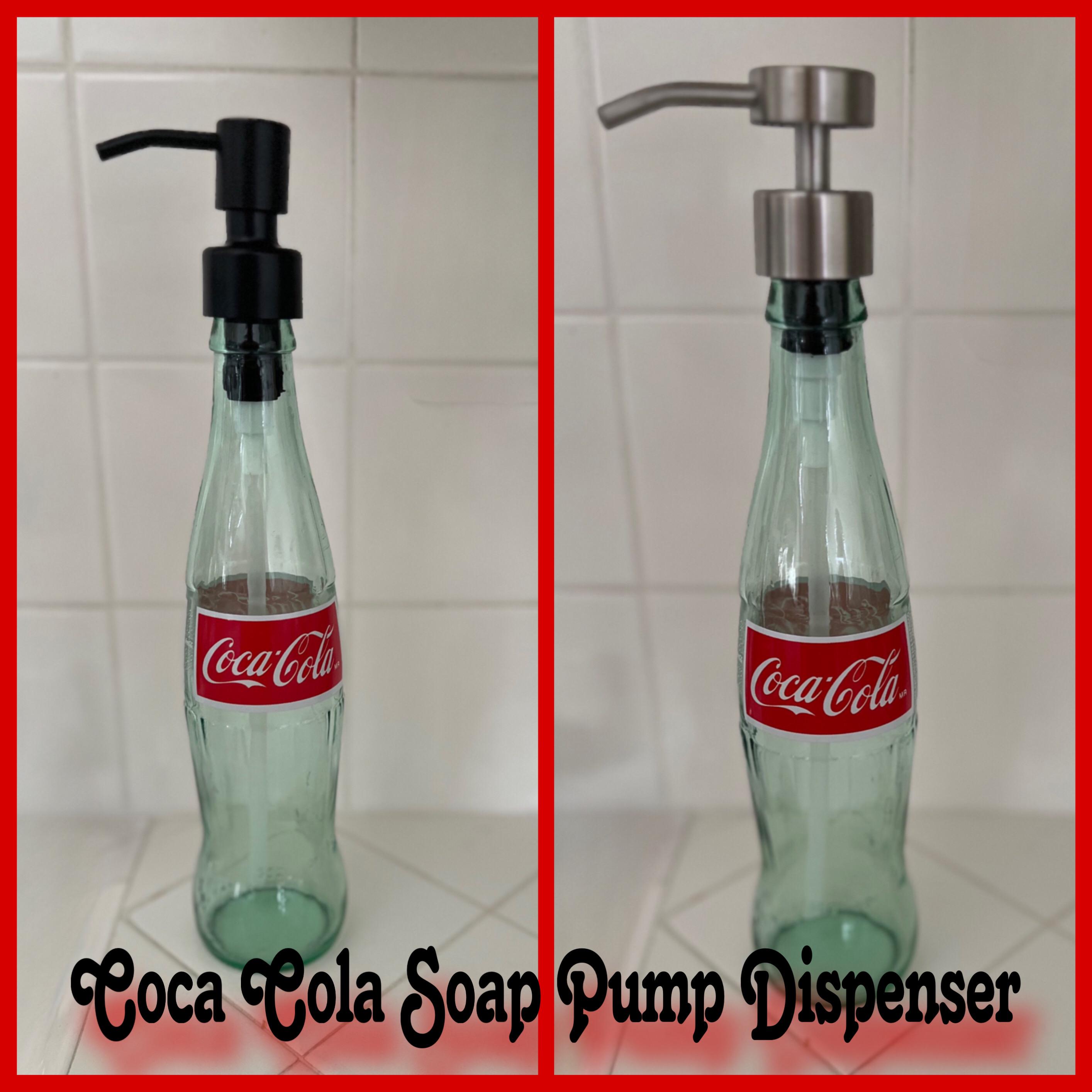 Classic Coca Cola + Diet Coke Bottle Pump Dispenser | Vintage Glass ...