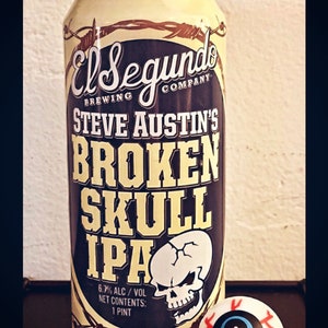 Stone Cold Steve Austin’s Broken Skull IPA - El Segundo Brewing Company ...