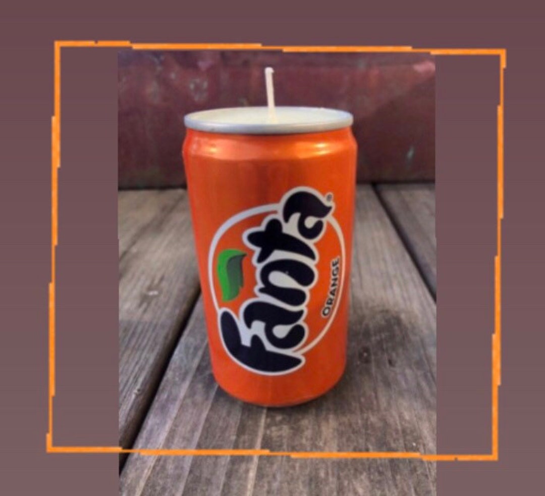 Fanta Soda- Orange Fanta Soda | Mini Can Candle (10oz) - Etsy