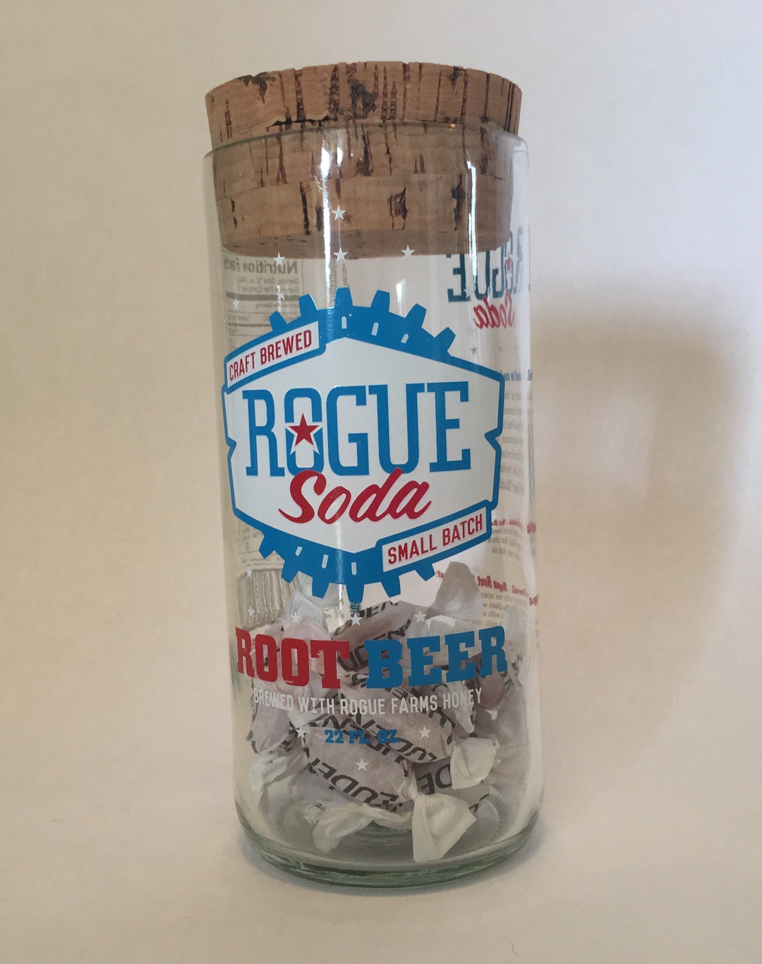 Beer Bottle Stash Jar: Rogue Brewing Root Beer - Etsy