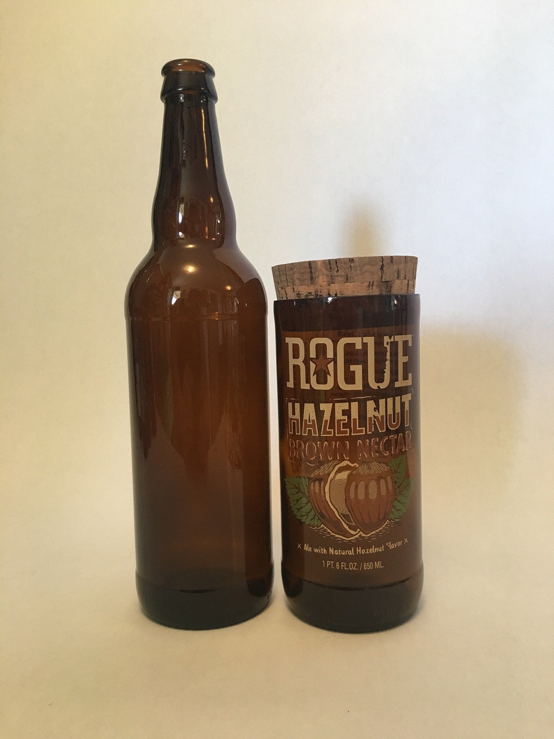 Rogue Ales Hazelnut Brown Nectar Ale Beer Bottle Stash Jar - Etsy