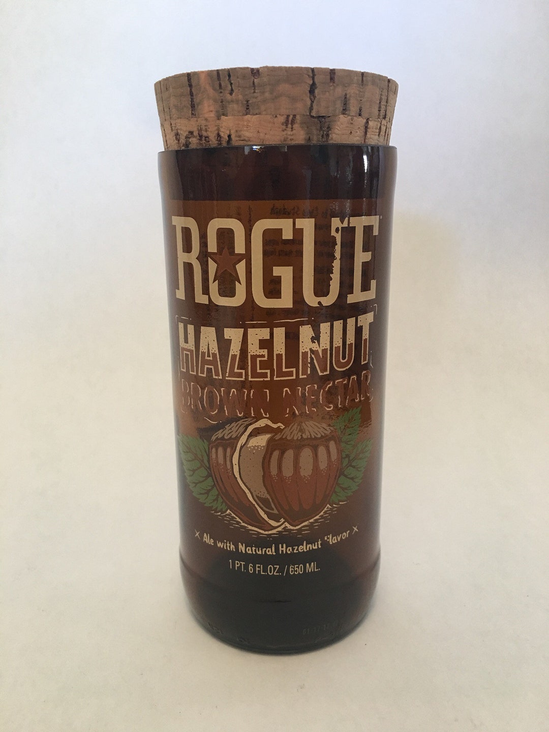 Rogue Ales - Hazelnut Brown Nectar Ale | Beer Bottle Stash Jar - Etsy