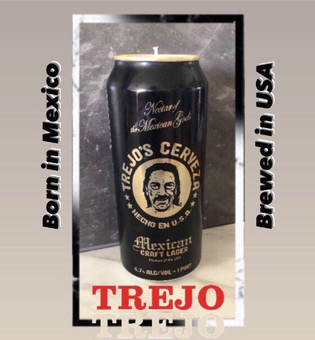 Trejo’s Cerveza Mexican Lager - Lincoln Beer Company | Beer Can Candle ...