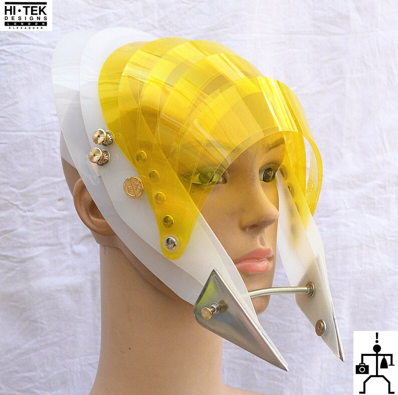 Hi Tek Alexander Handmade Futuristic Mask: Sci-fi Party Eyewear - Etsy