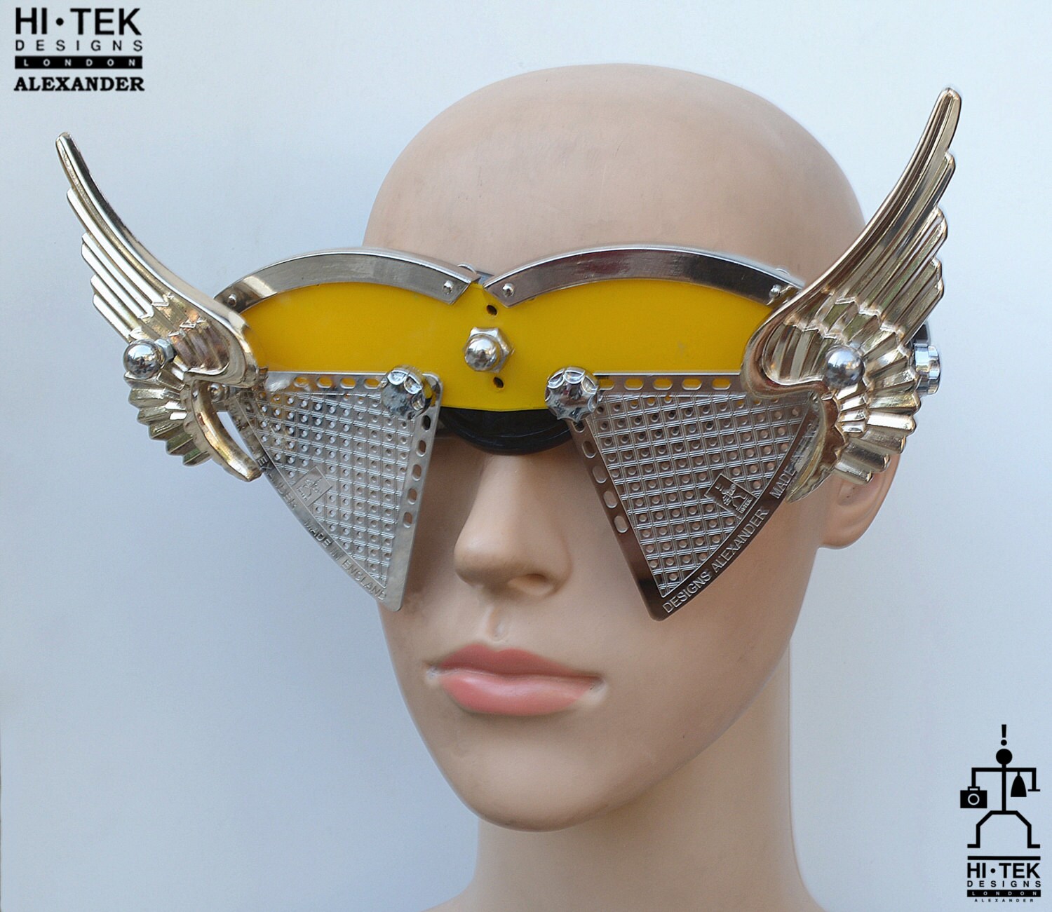 Hi Tek Alexander Handmade Futuristic Modern Angle Wing | Etsy