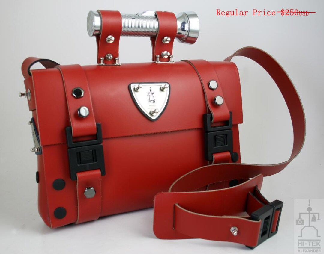 Hi Tek Alexander Leather Torchlight Bag: Industrial Goth Steampunk - Etsy