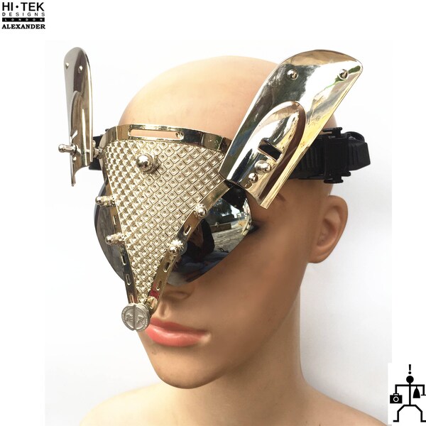 Metal Cyberpunk Mask - Etsy