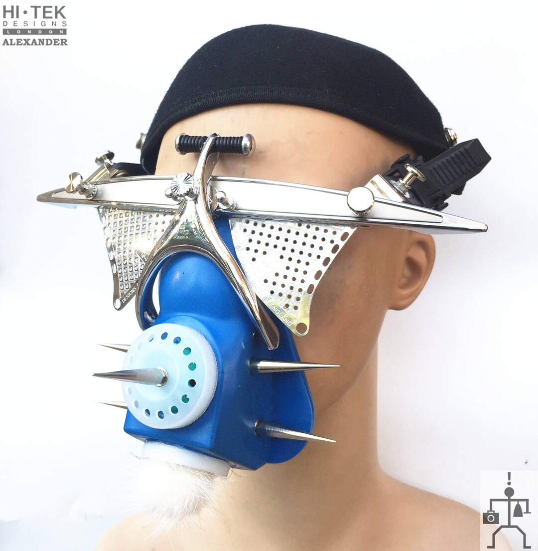 Hi Tek Alexander Handmade Sci-fi Mask: Futuristic Steampunk Headwear - Etsy