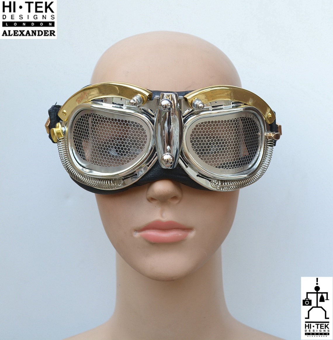 10% OFF Hi Tek handmade steampunk motorcycle biker cyber mask | Etsy