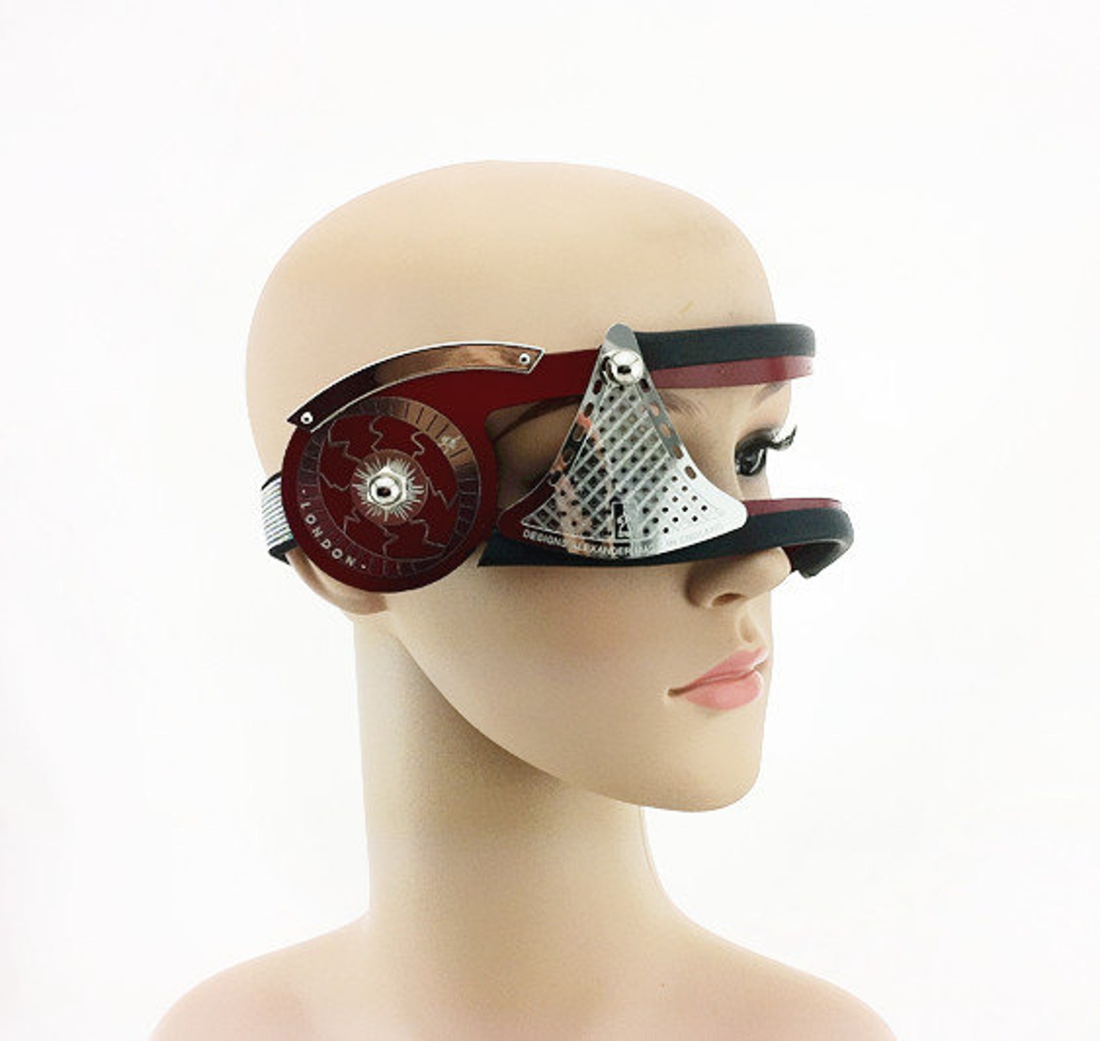 Hi Tek Alexander Modern Steampunk Eye Patch Monocle Accessory - Etsy