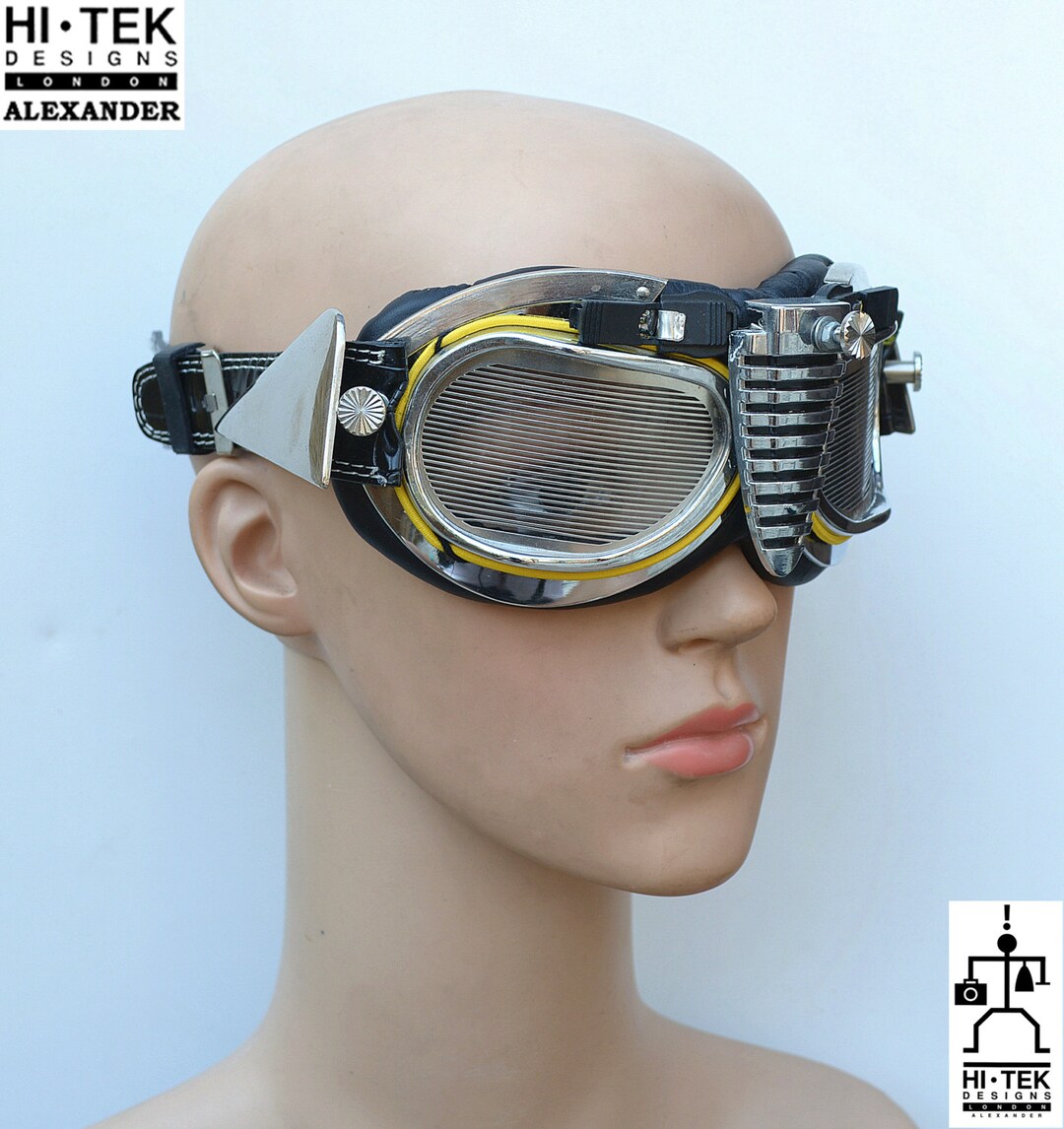 Handmade Steampunk Goggles: Retro Aviator Mask, Sci-fi Cosplay ...