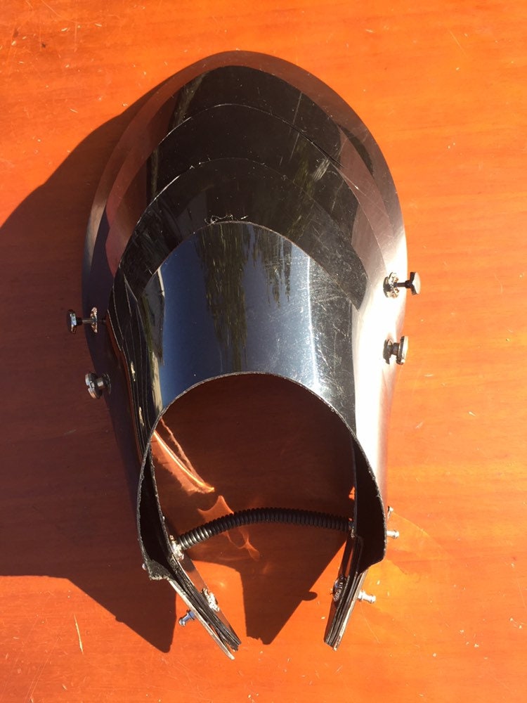 Handmade Leather Transformer Hat: Futuristic Sci-fi Headpiece - Etsy