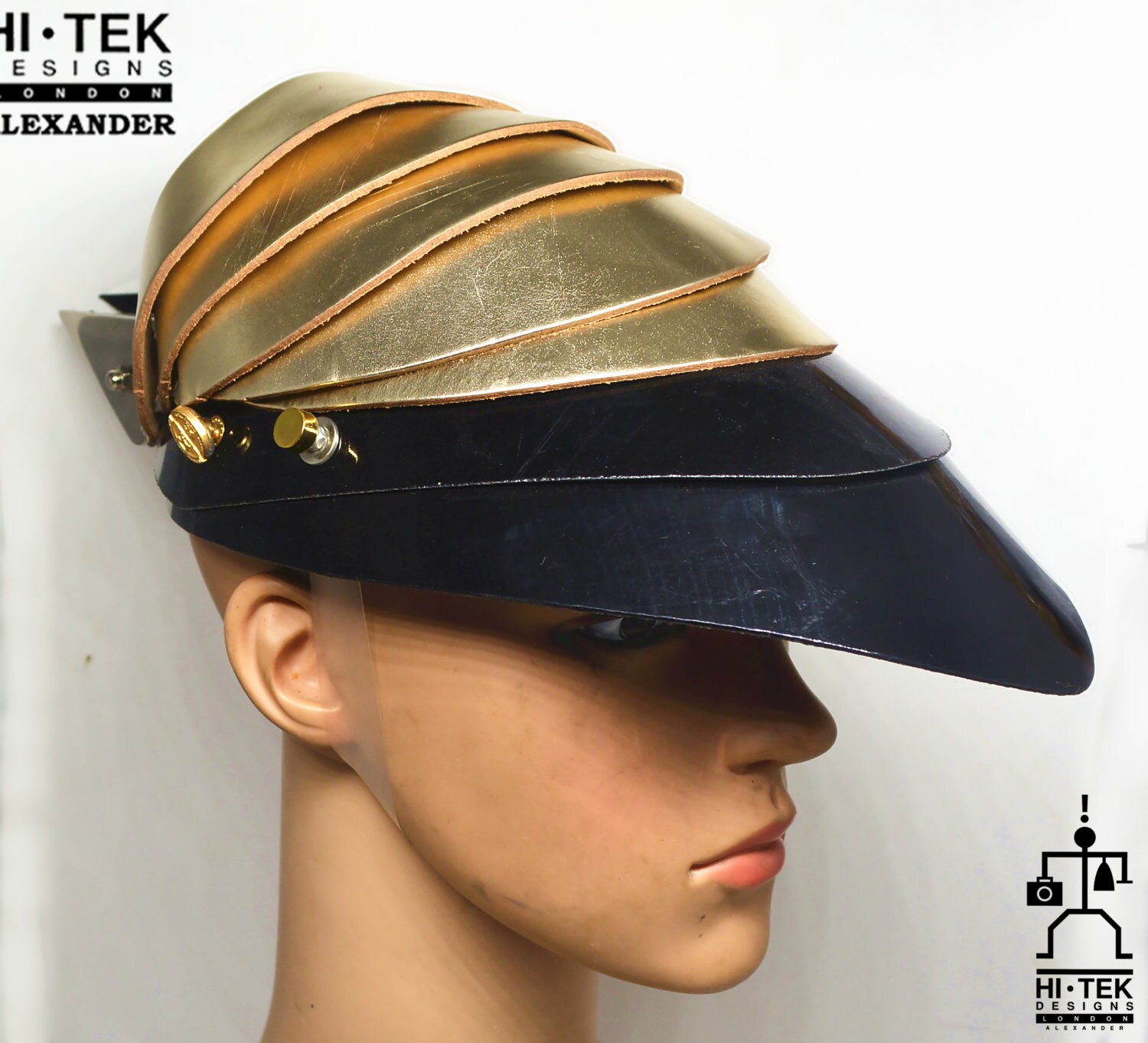 Handmade Leather Transformer Mask: Futuristic Steampunk Headpiece - Etsy