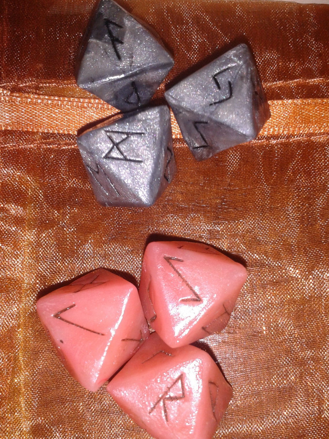 Elder Futhark Rune Dice 8 Sided set of 3 - Etsy