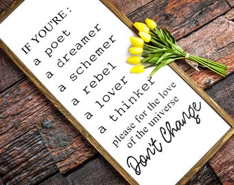 Poet Sign - Etsy