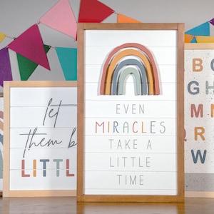Miracles Wood Sign | Rainbow Baby Sign | Even Miracles | Cinderella ...