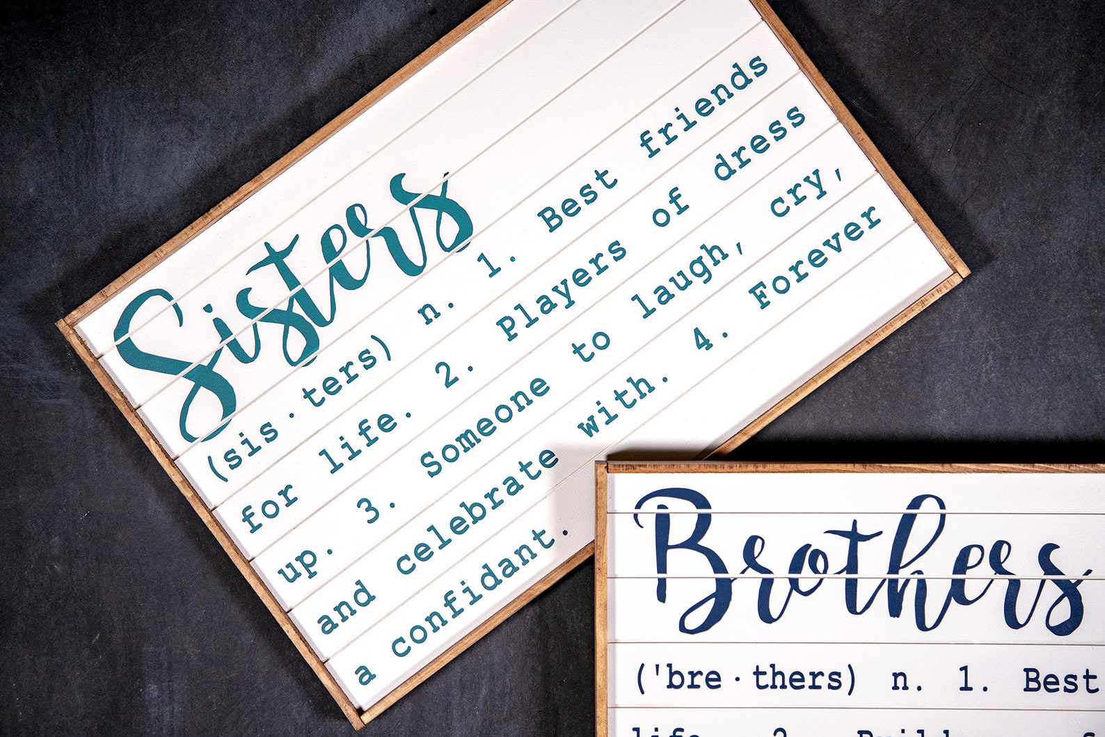 Sister Definition Wood Sign | Shiplap Sign | Nursery Sign | Siblings ...