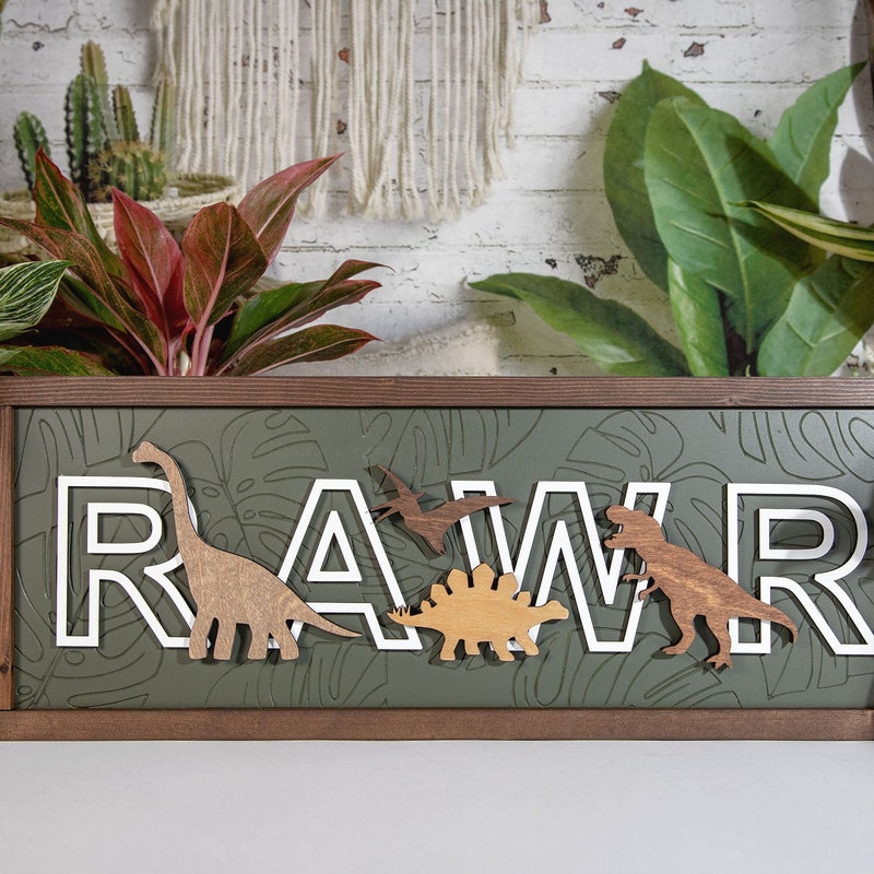 Dinosaur Rawr - Etsy