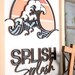 Splish Splash Wood Sign | Take a Bath | Bathroom Decor | 3D Sign ...