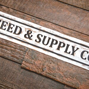 Feed Wood Sign | Feed & Supply | Kitchen Decor | Dining | Farmhouse ...