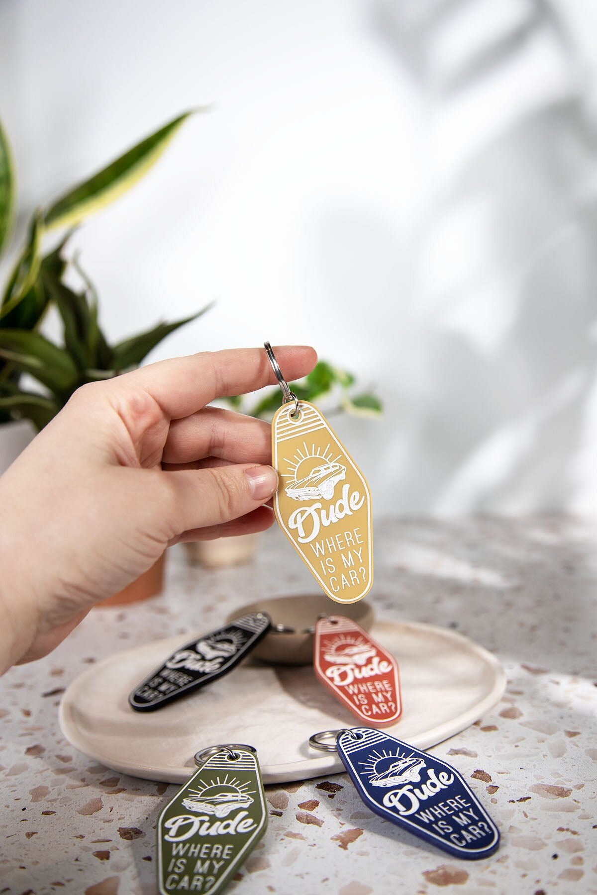 Dude, Where is My Car Acrylic Retro Keychain | Engraved Keychain | Lost ...