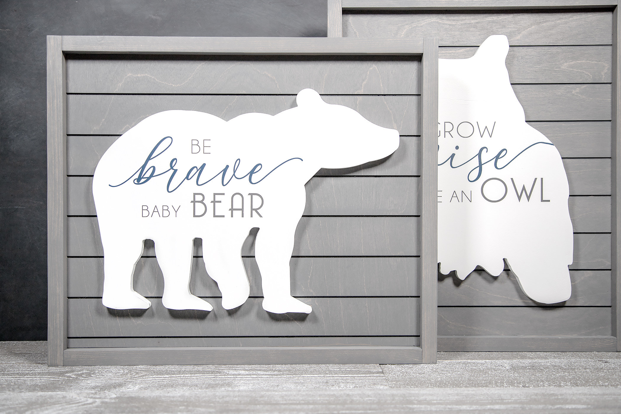 Woodland Nursery Bear Sign Be Brave Baby Bear Sign | Etsy