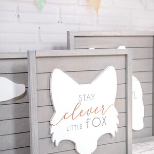 Woodland Nursery Sign | Fox | Stay Clever Little Fox Sign | Forest ...