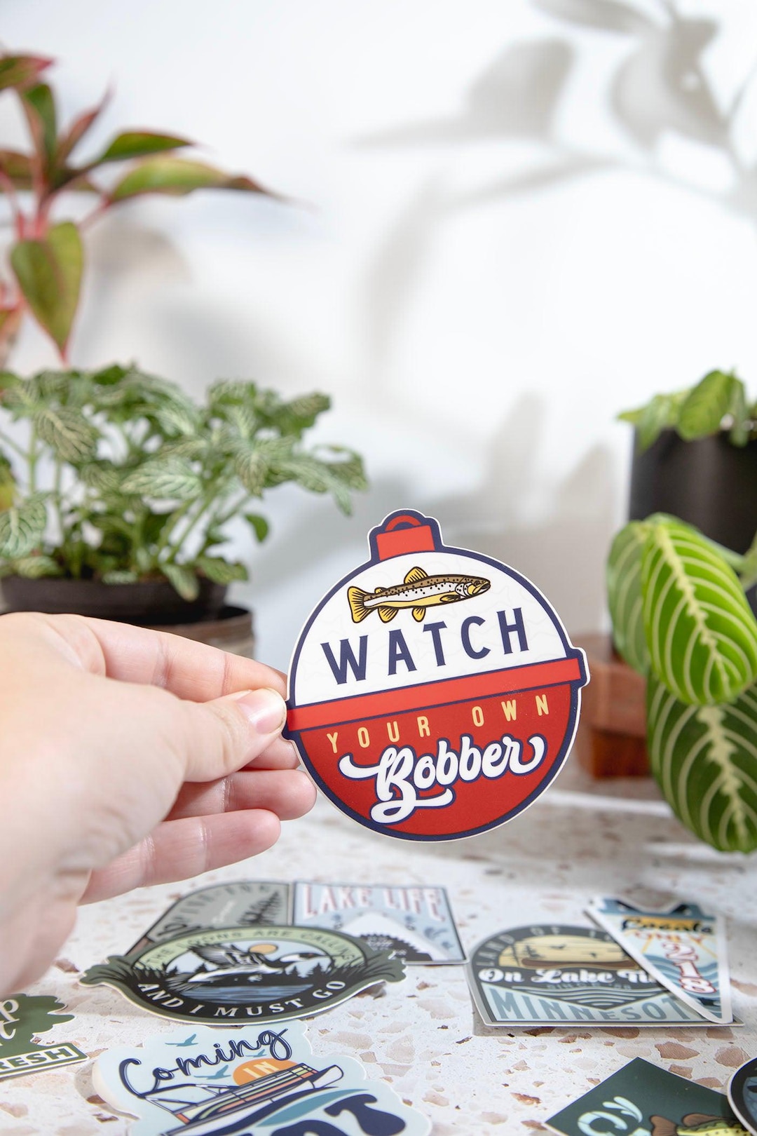 Watch Your Own Bobber Sticker - Etsy