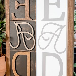 Read Letterpress Inspired Wood Sign | Book Lover | Gift for Readers ...