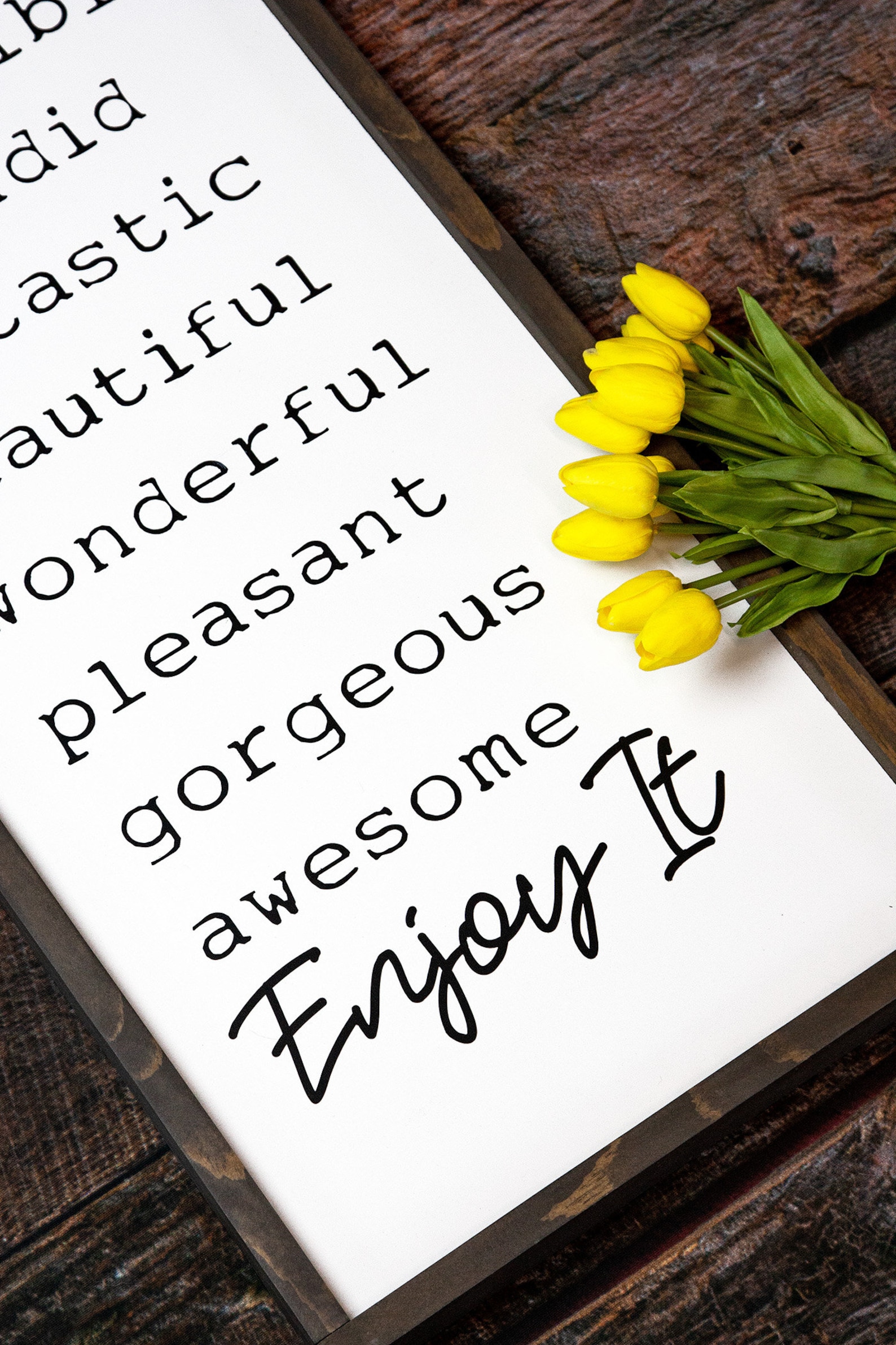 Today Is Wood Sign Inspirational Signs Wood Sign | Etsy