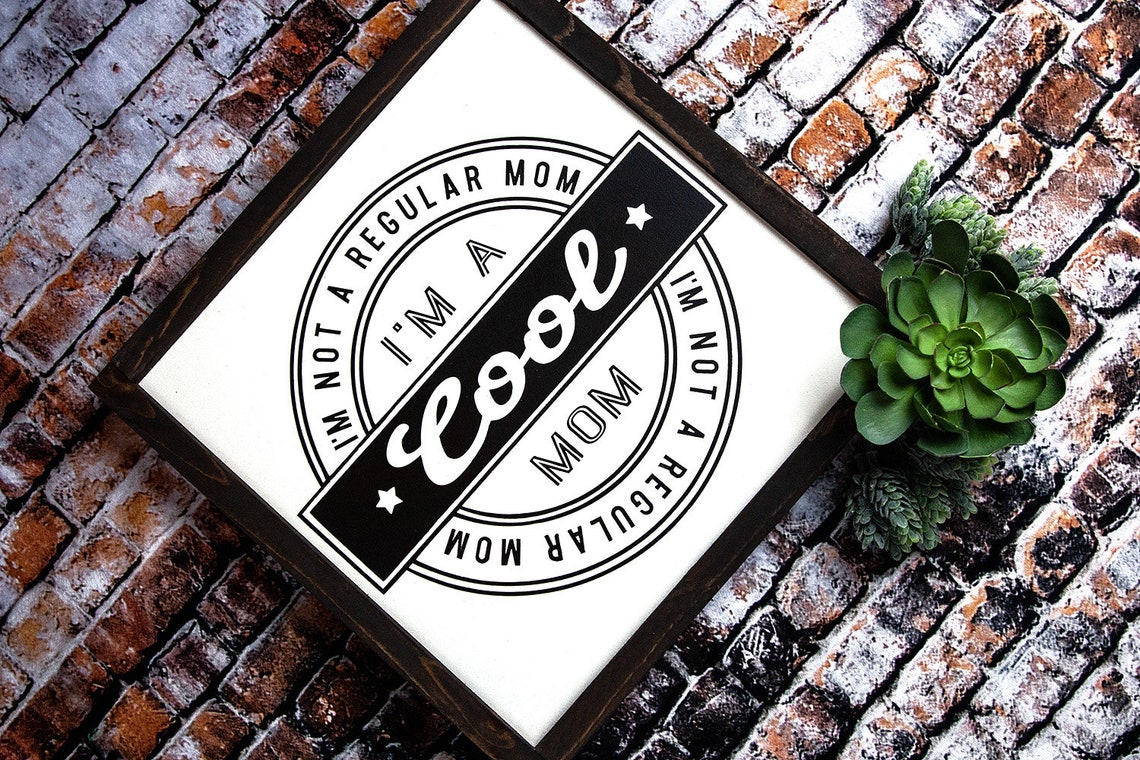 Not a Regular Mom Wood Sign Mean Girls Quote Mothers Day - Etsy