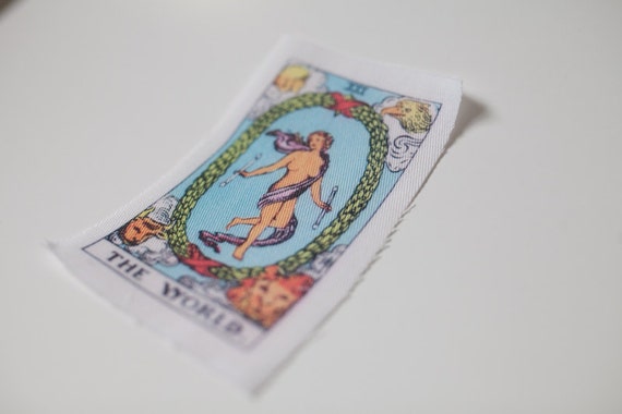 El mundo Le Monde El Mundo Rider-Waite Tarot Card Coser | Etsy