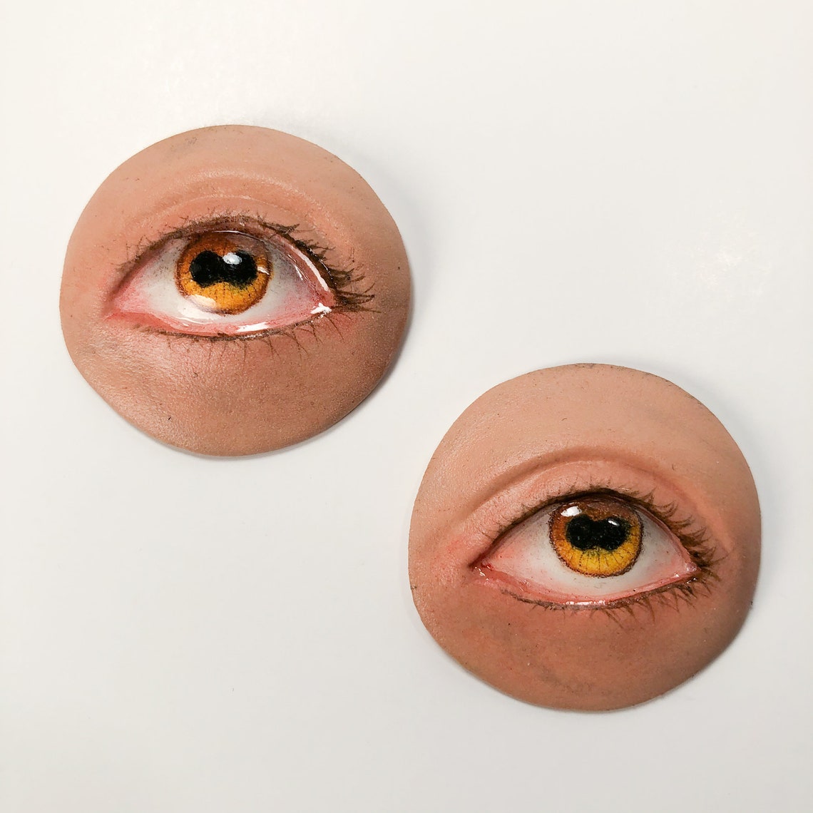 Goat Eye Pin Horizontal Pupil Customizable Eyeball Badge | Etsy