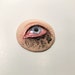 Ugly Crying Blue Eye Pin Customizable Runny Mascara Eyeball - Etsy