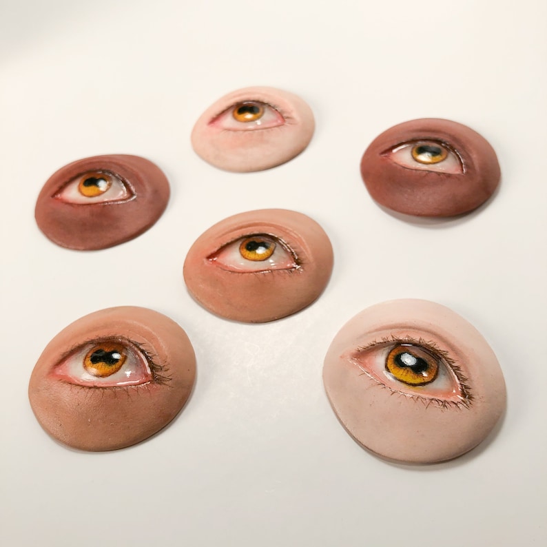 Goat Eye Pin Horizontal Pupil Customizable Eyeball Badge | Etsy