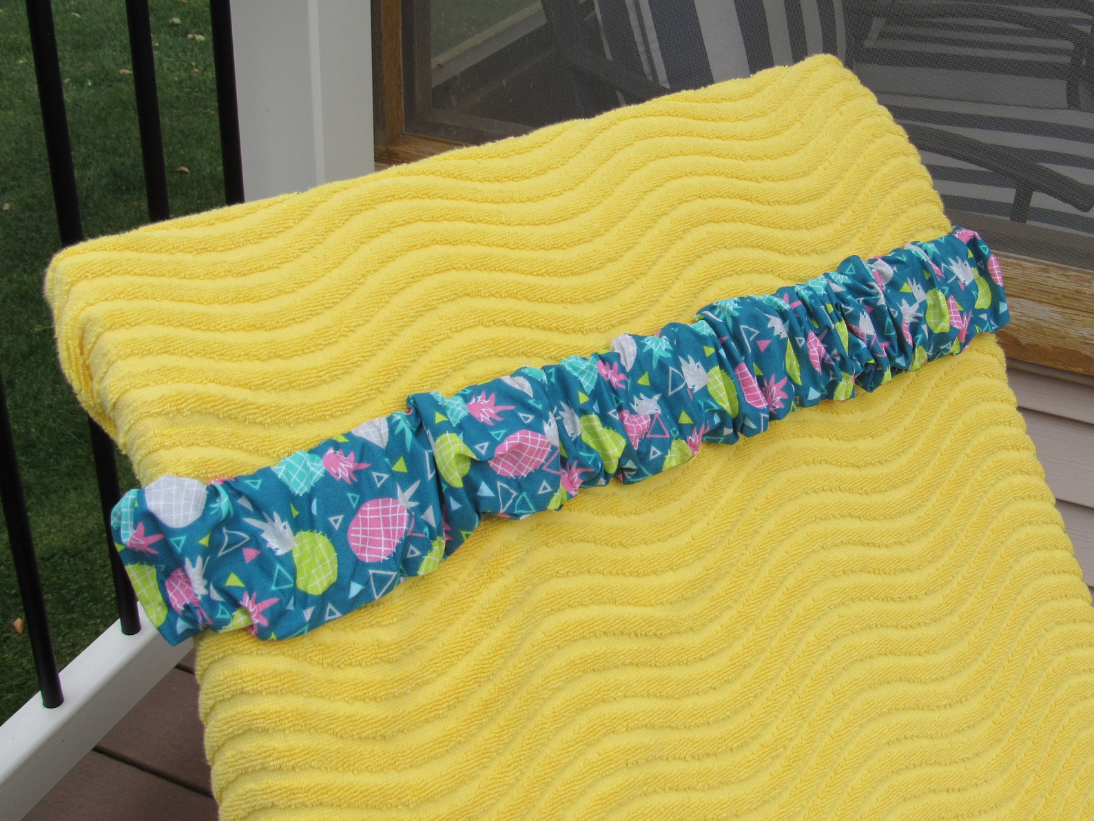 Pineapples Galore.beach Chair.towel Clips.pool.vacation.lounge Chair ...