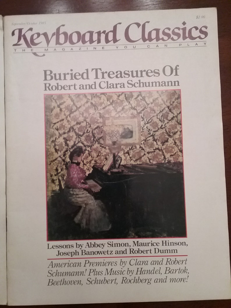 Keyboard Classics Magazine 1985-3 Issues - Etsy
