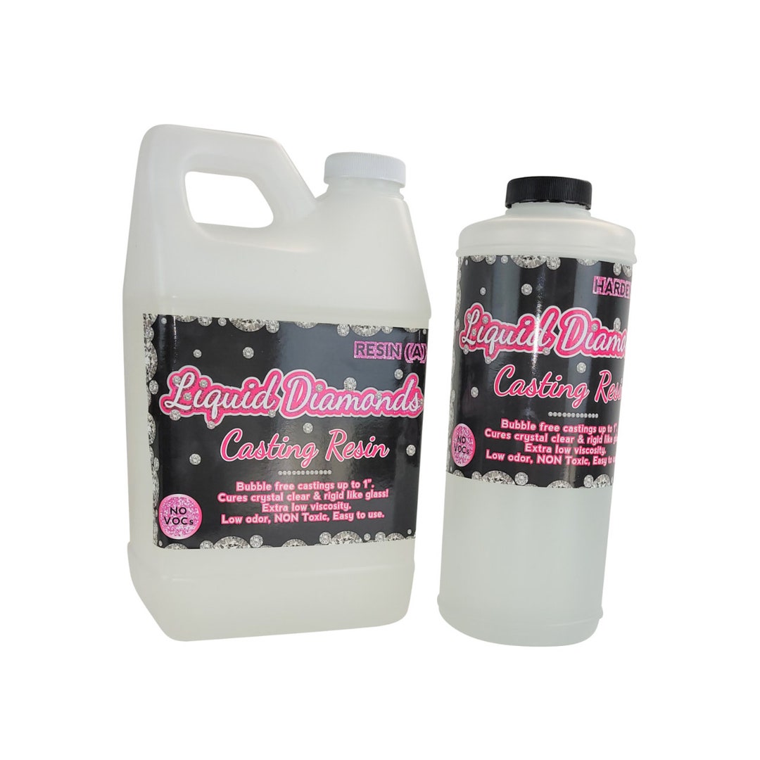 Liquid Diamonds Epoxy Resin 96 Oz. - FREE Domestic Shipping! - Etsy