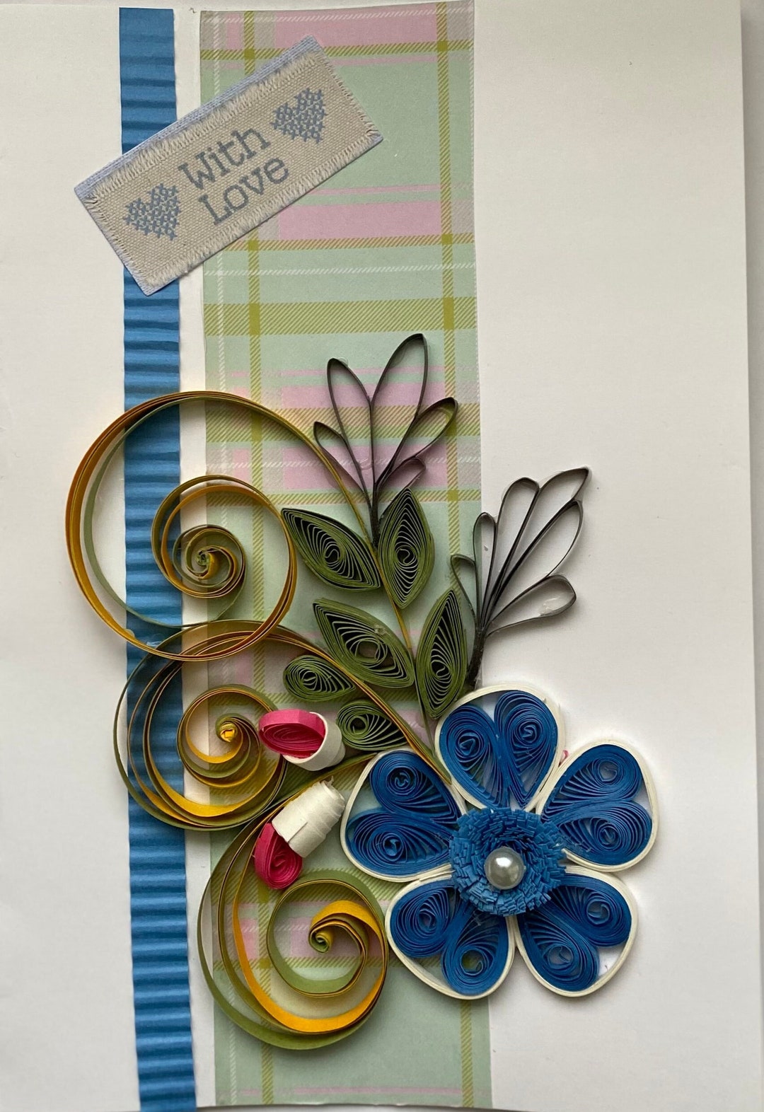 RB-Q006- Handmade Quilling Cards for All Occasions Including Valentine ...