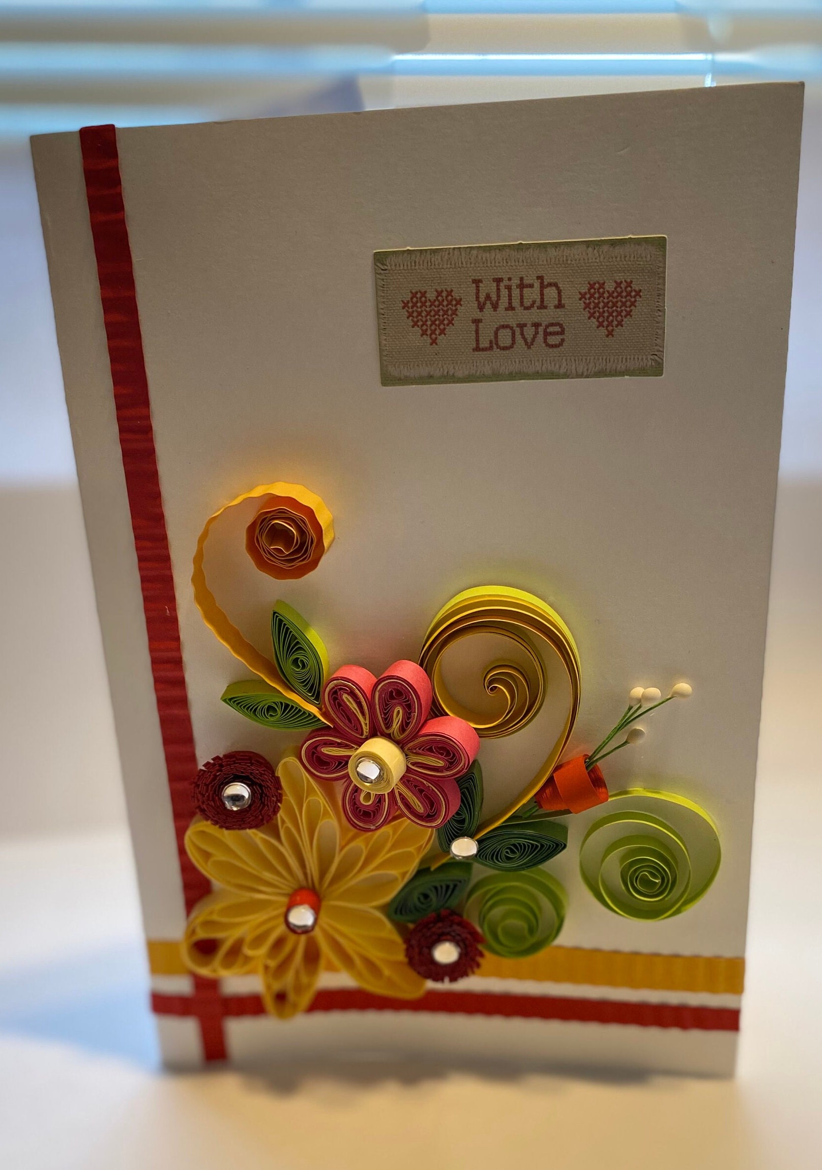 RB-Q002- Handmade Quilling Cards for All Occasions Including Valentine ...