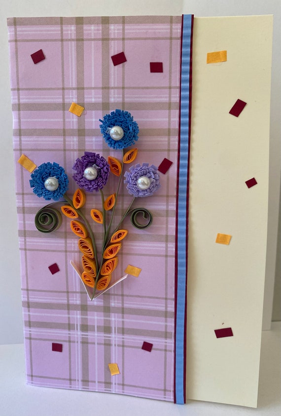 RB-Q0014 Handmade Quilling Cards for All Occasions Including | Etsy