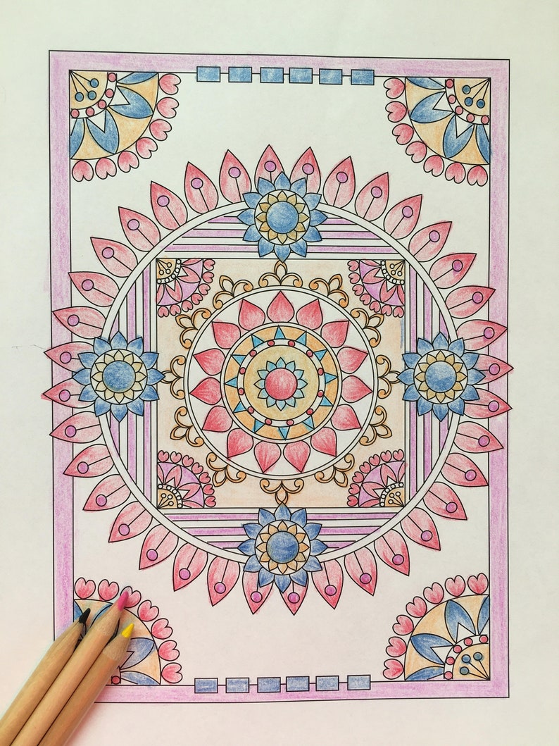 Amazing Mandalas-coloring Book Volume 1 & 2 - More Than 100 Mandalas ...